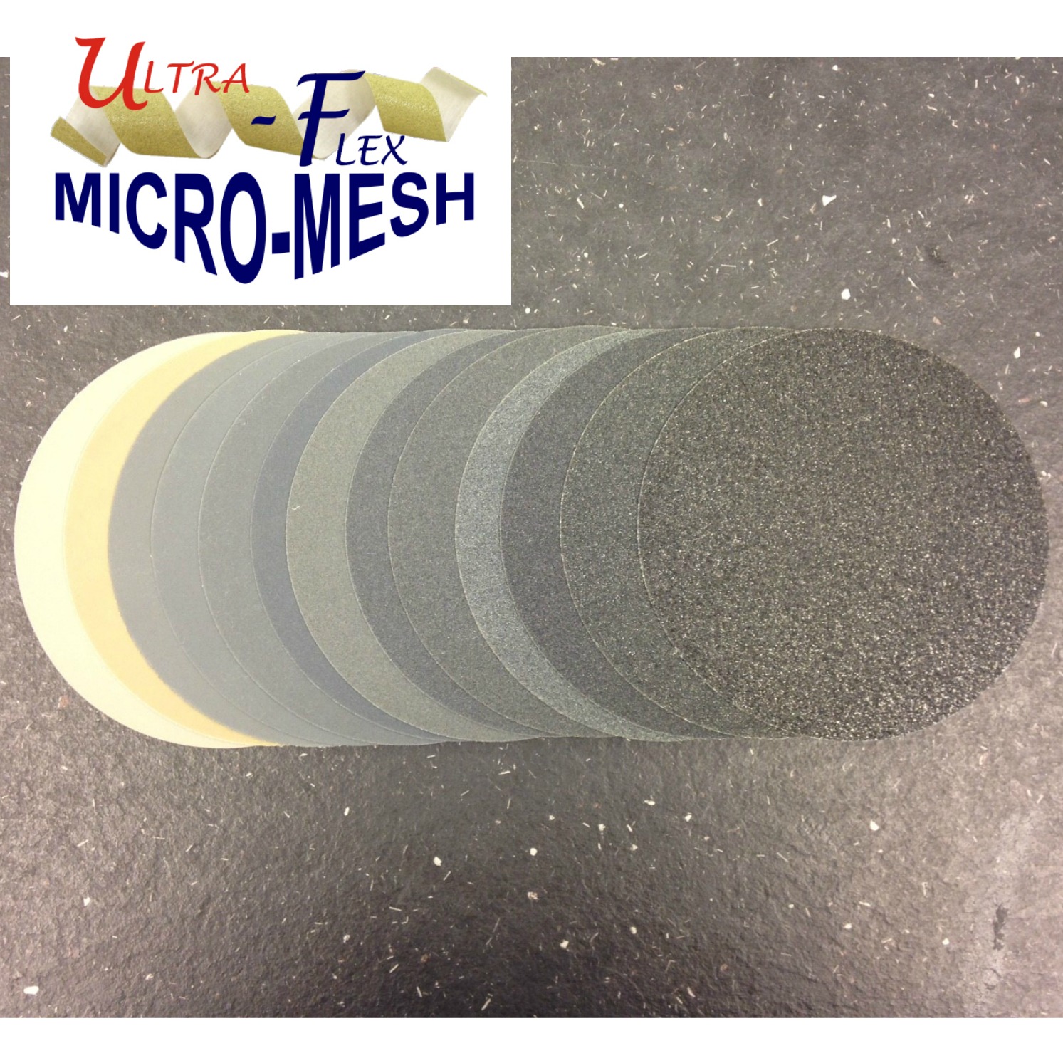 Micro Mesh Discs for fine polishing on plastic, acrylic and metals