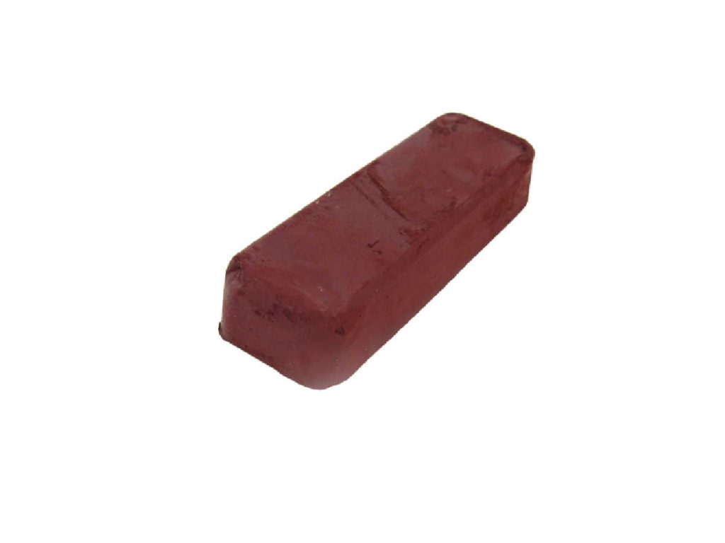 Rouge polishing compound for finishing precious metals